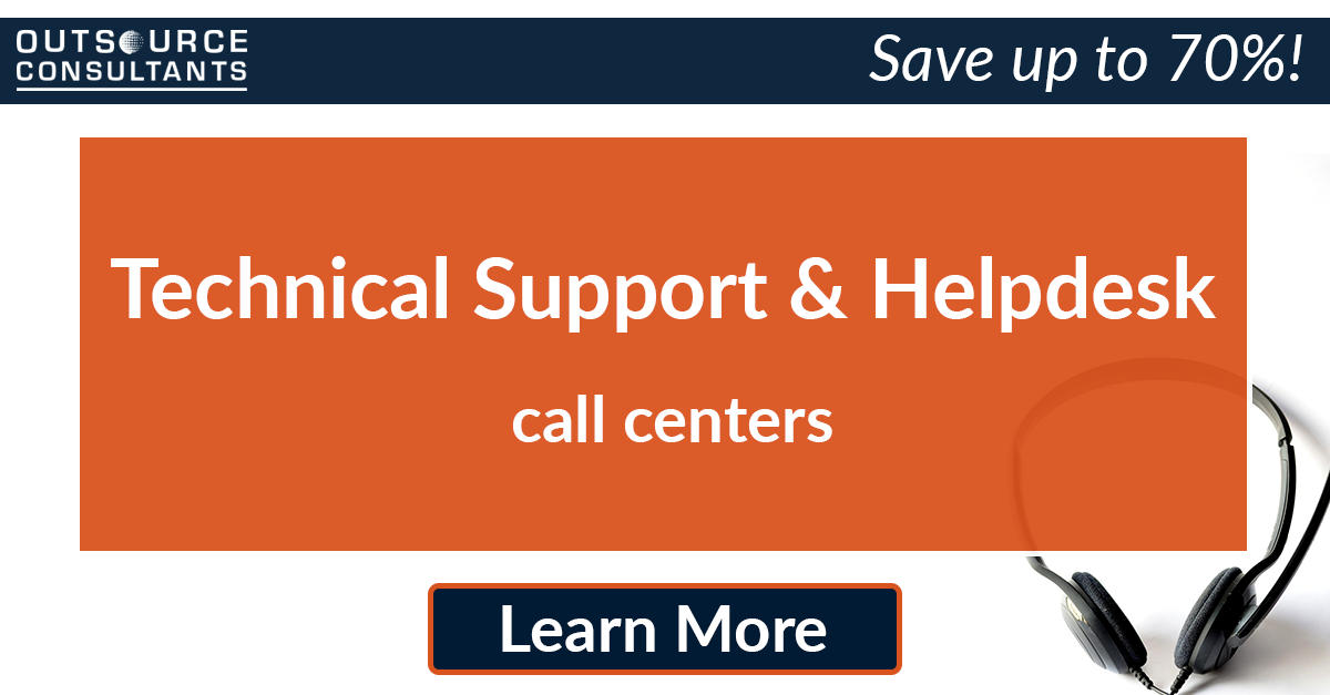Outsourced Technical Support, Outsource Helpdesk - Outsource Consultants
