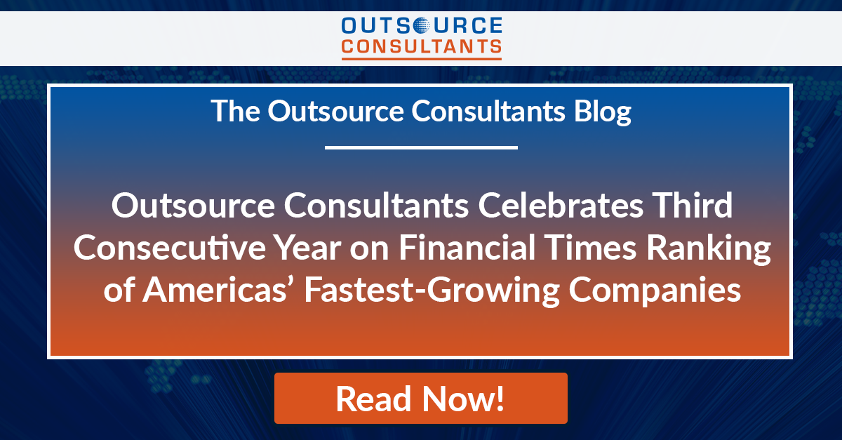 Outsource Consultants Celebrates Third Consecutive Year On Financial